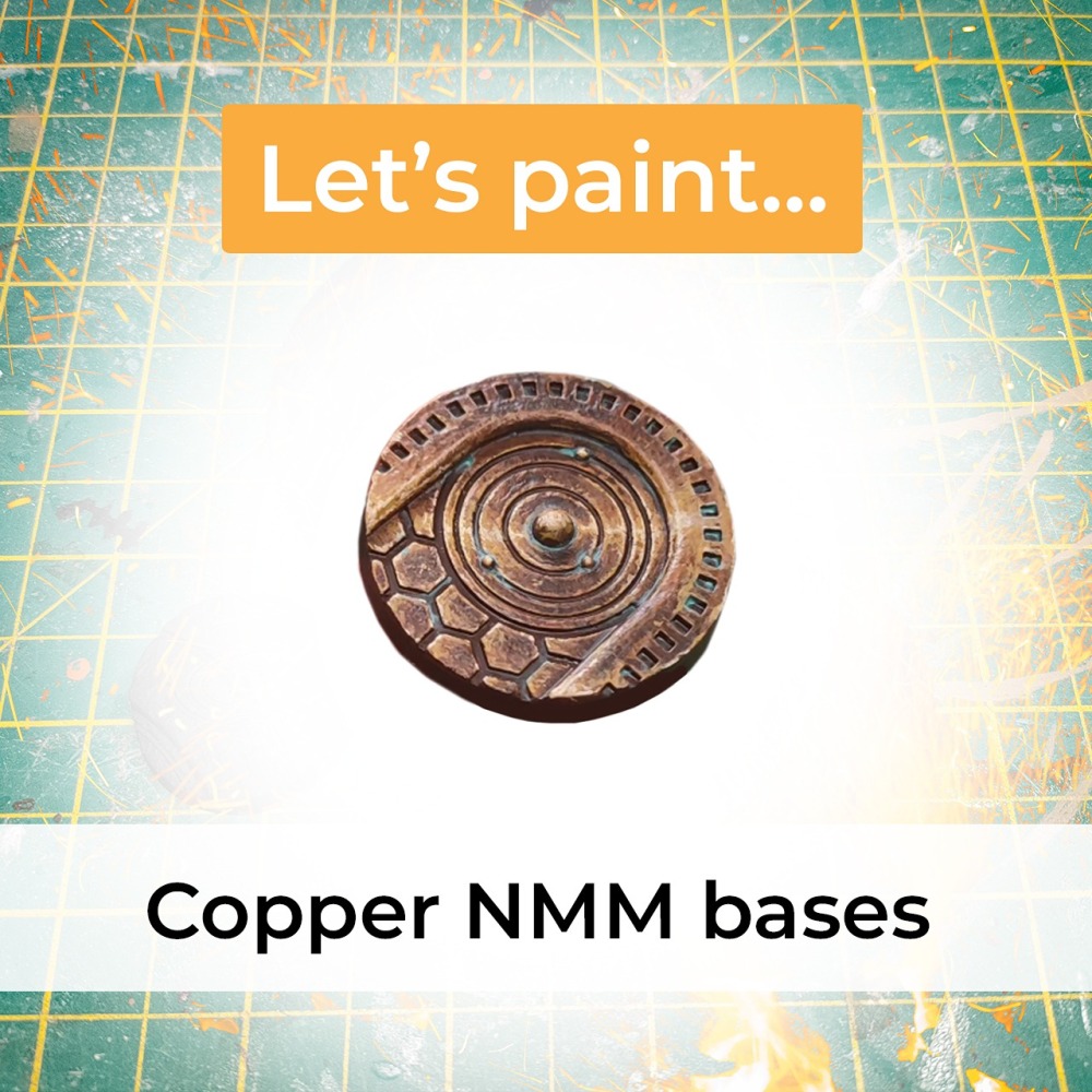 Copper Non-Metallic Metal base painting guide