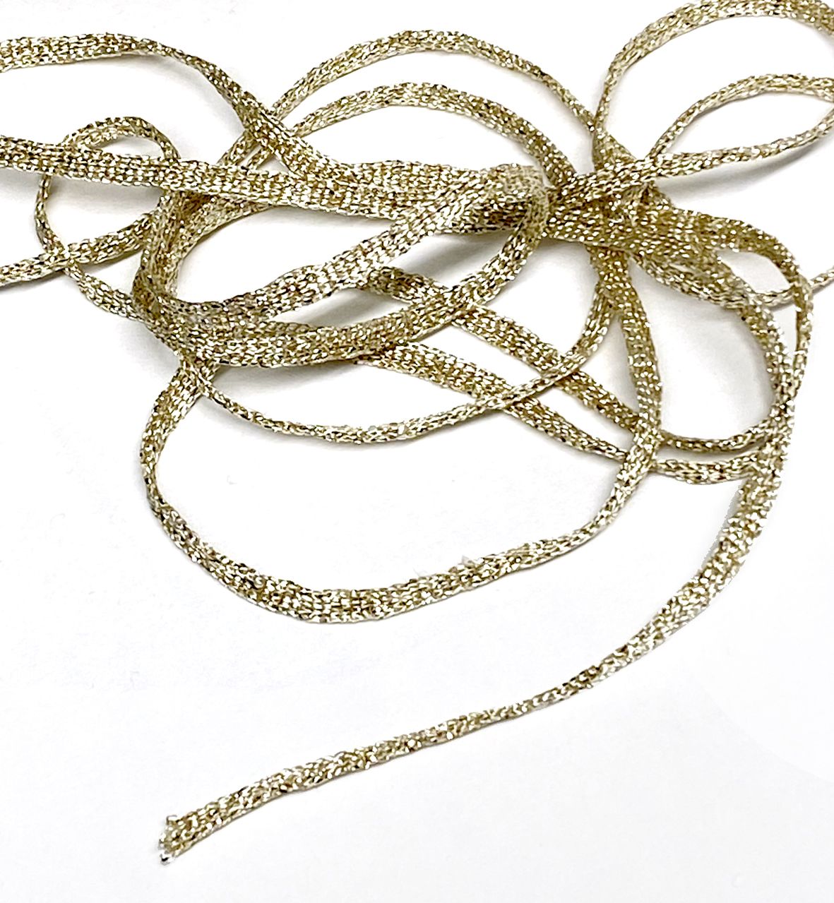 Glitter Tubular Ribbon