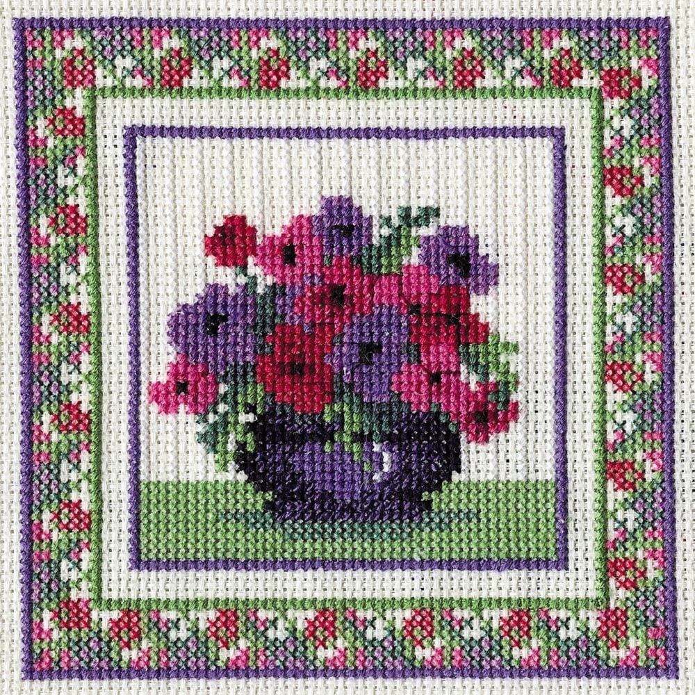 Floral Cross Stitch Kits - Modern, Art Deco & Contemporary
