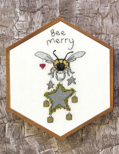 Bee Kind Cross Stitch Card - Bothy Threads
