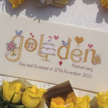 Ruby Wedding Anniversary Cross Stitch Kit