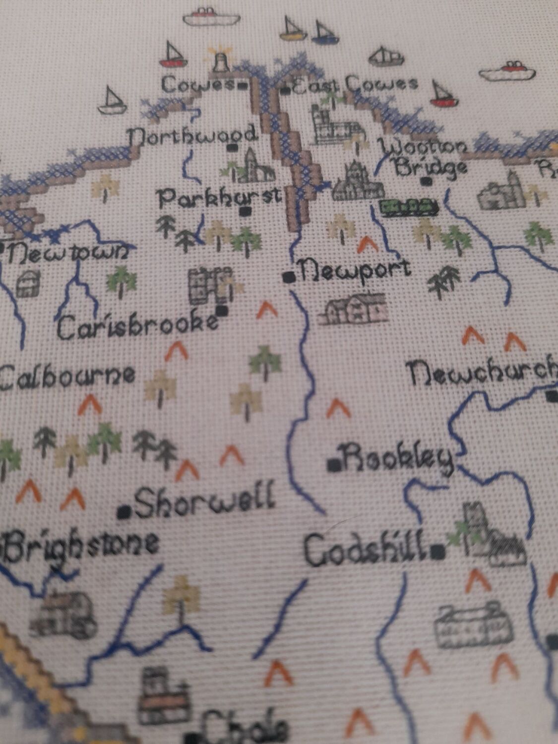Cross Stitch Maps by Heritage Crafts