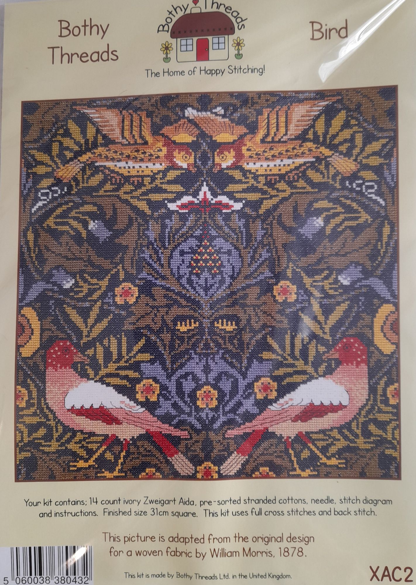 Bothy Threads Cross Stitch Kits - Lowry and William Morris