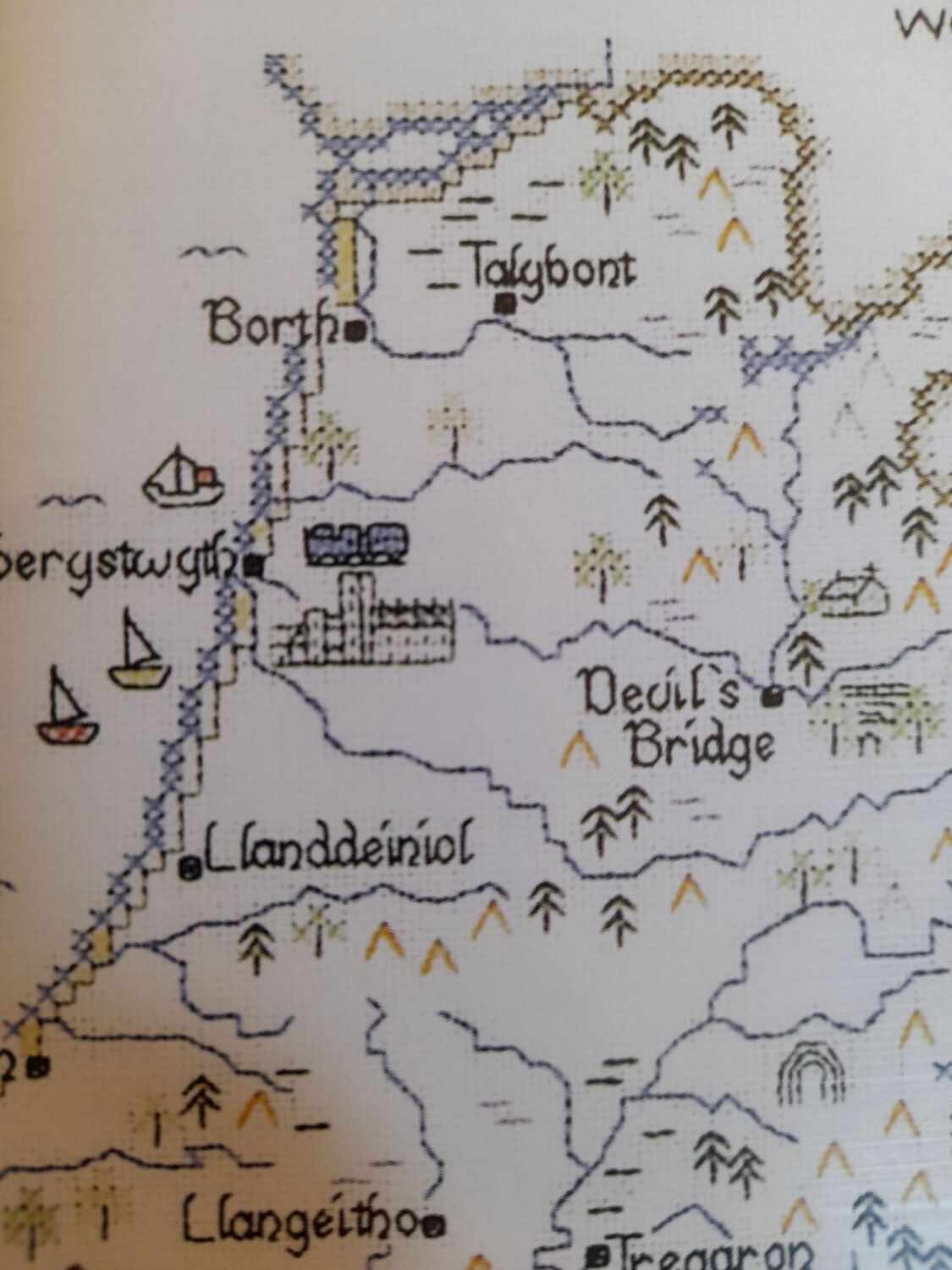 Cross Stitch Maps by Heritage Crafts